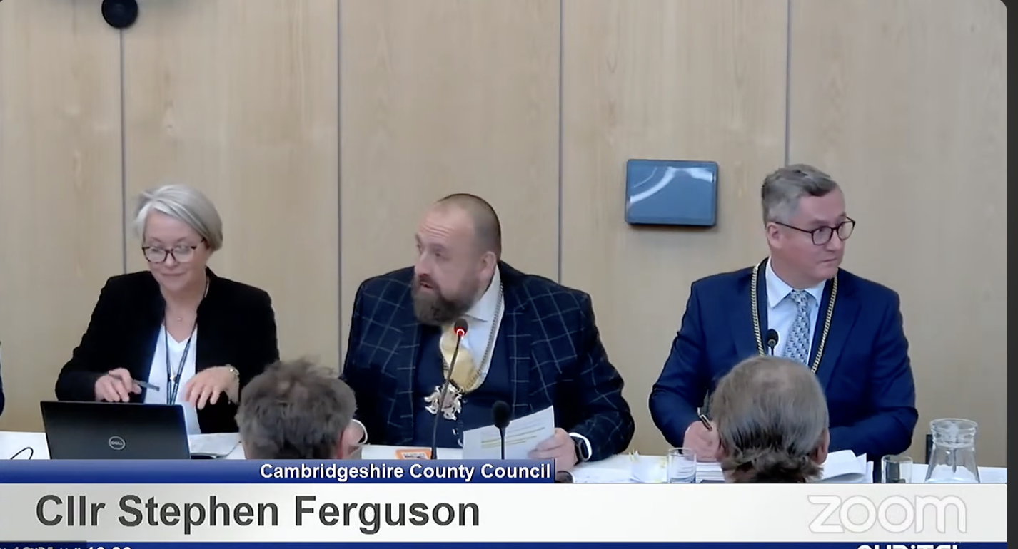 Tributes to my Chairmanship of County Council | Stephen Ferguson